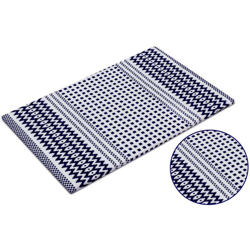 Anti-Fatigue Standing Cushioned Kitchen Bath Mats [Set of 2] Woven ...